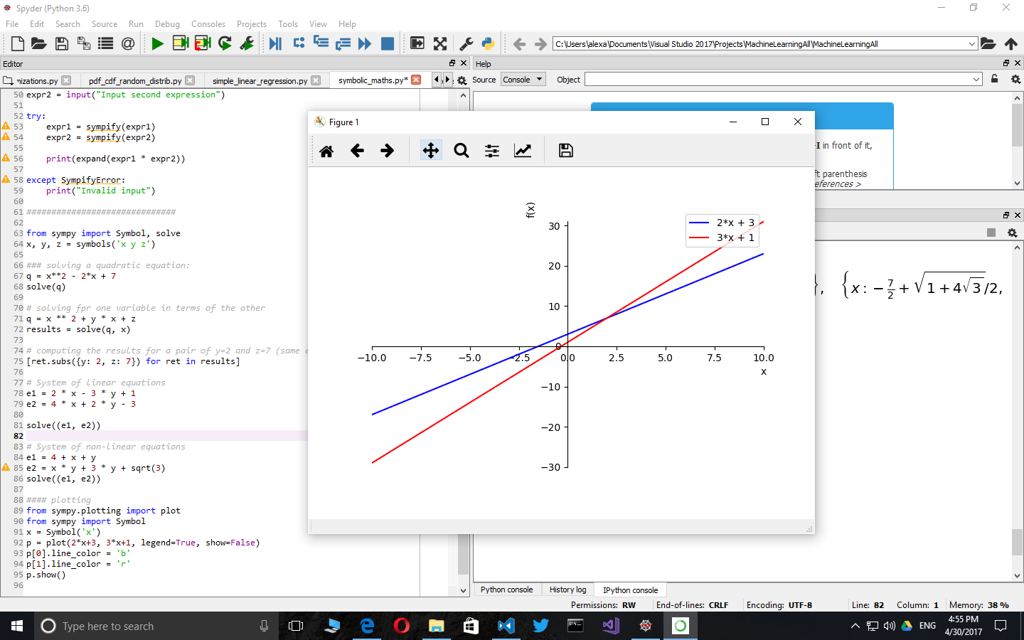Symbolic Maths In Python